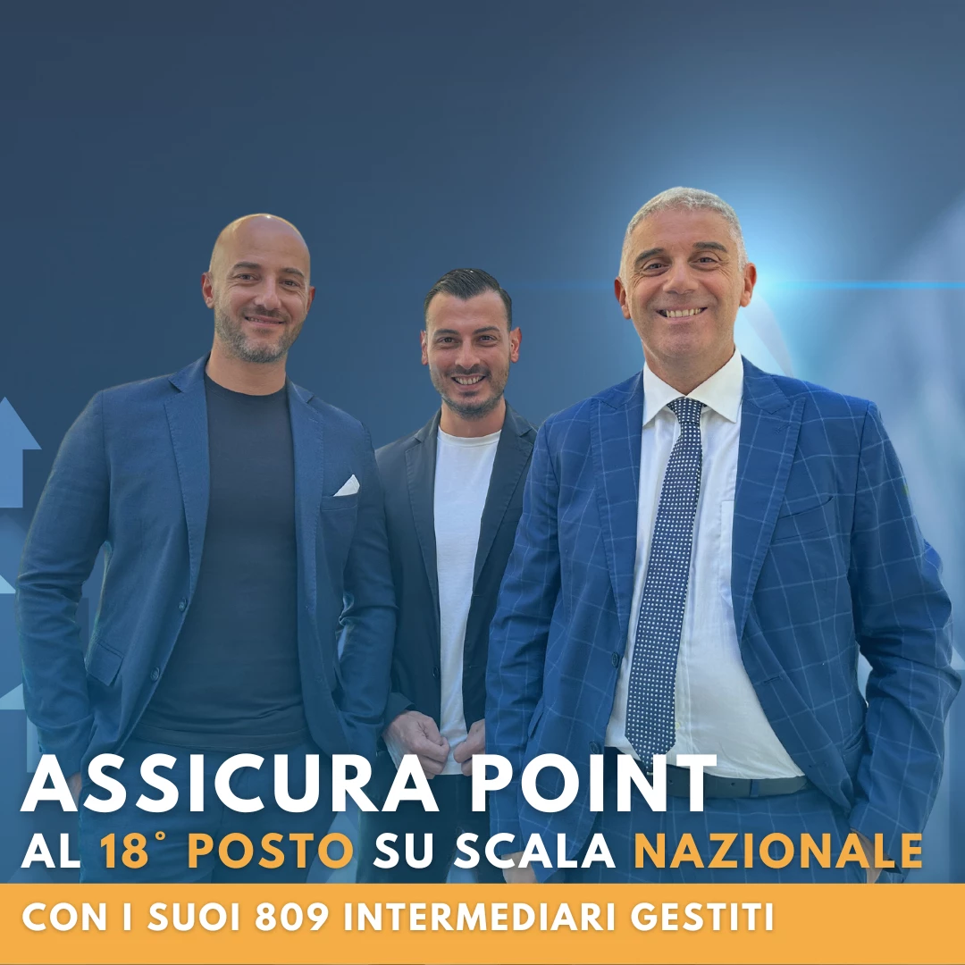 Assicura Point tra le prime Top 20 in Italia, per numero di intermediari gestiti. - Assicurapoint